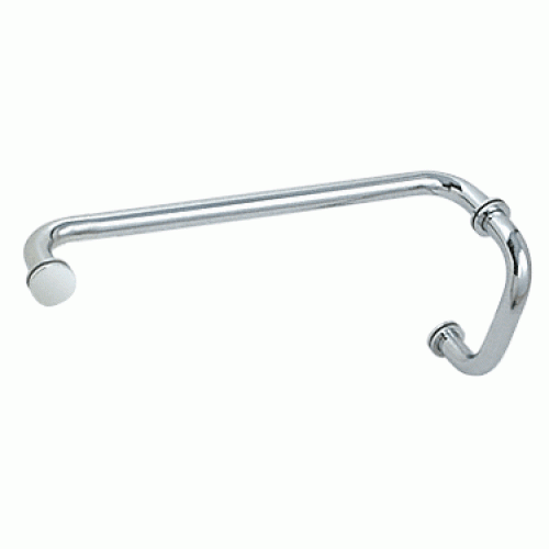 D618CH Chrome Combo Tubular 6" Tubular Pull Handle 18" Towel Bar ...