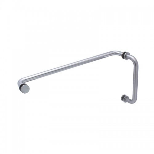 D618BN Brushed Nickel Combo Tubular 6" Tubular Pull Handle 18" Towel ...